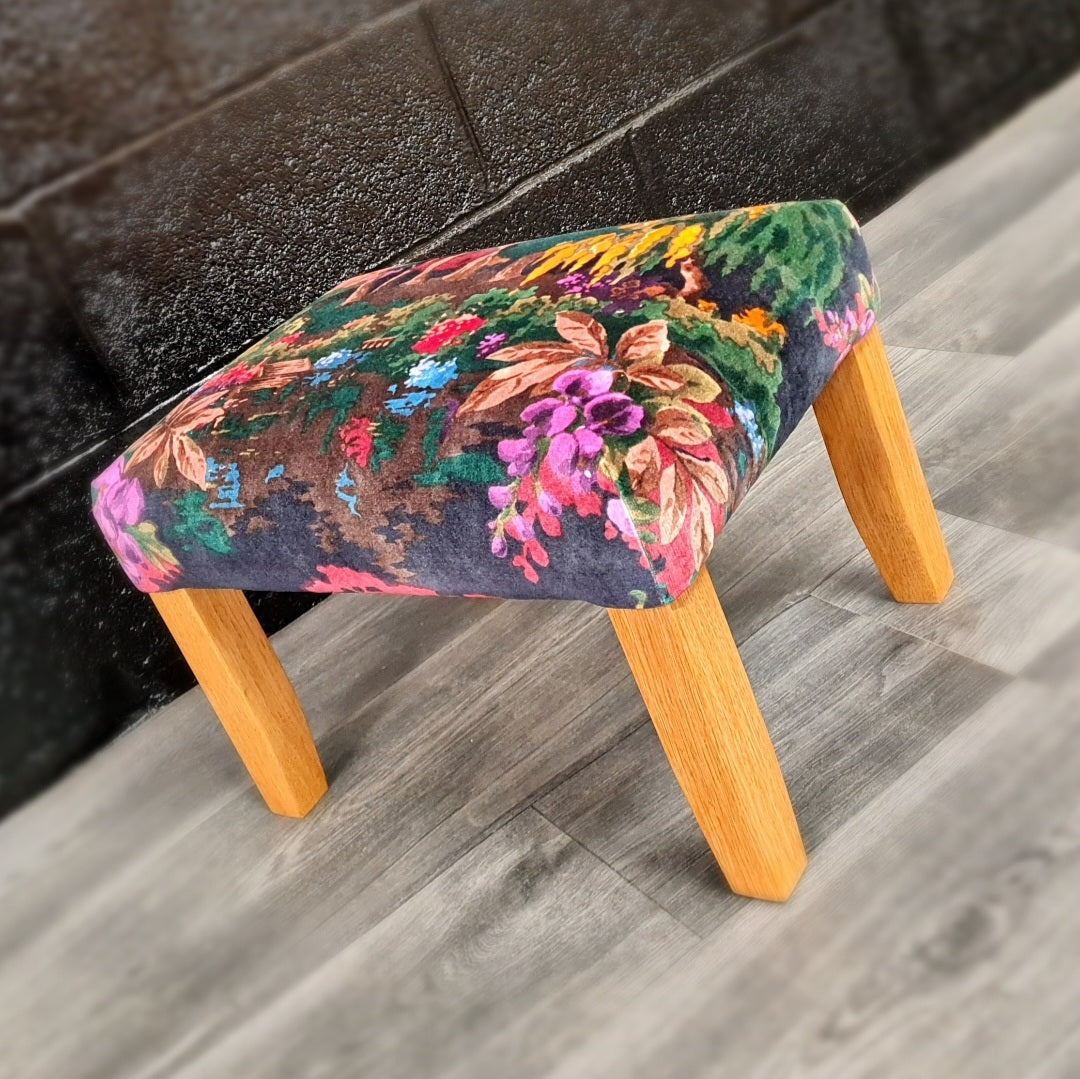 Upholstering the hartley footstool – A Trew Design